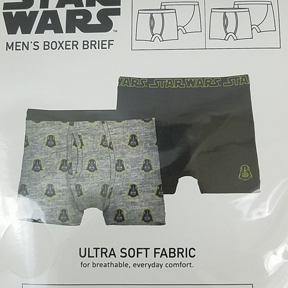 Star Wars | Underwear & Socks | Star Wars Drath Vader Boxer Briefs Lot ...